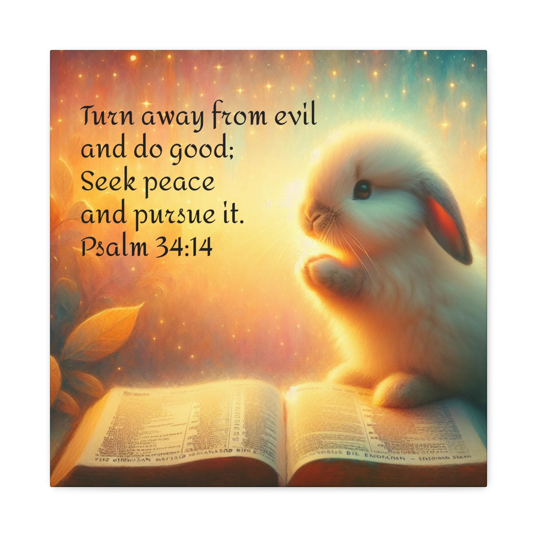 Praying Bunny Canvas Gallery Wraps - Etsy