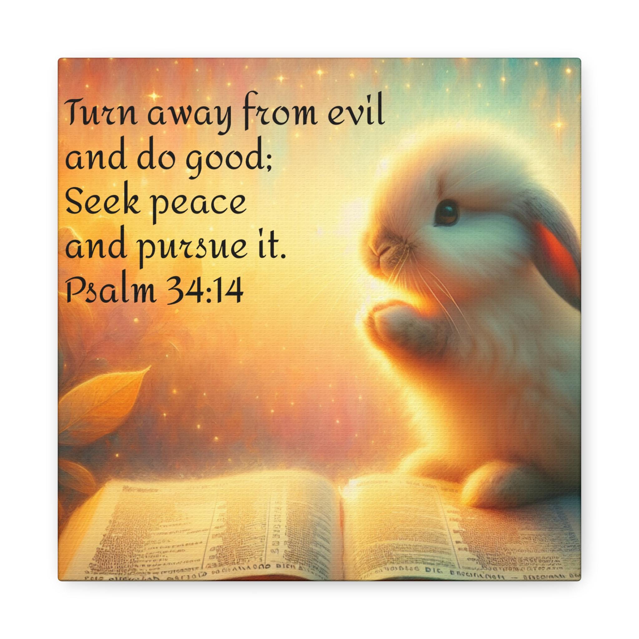 Praying Bunny Canvas Gallery Wraps - Etsy