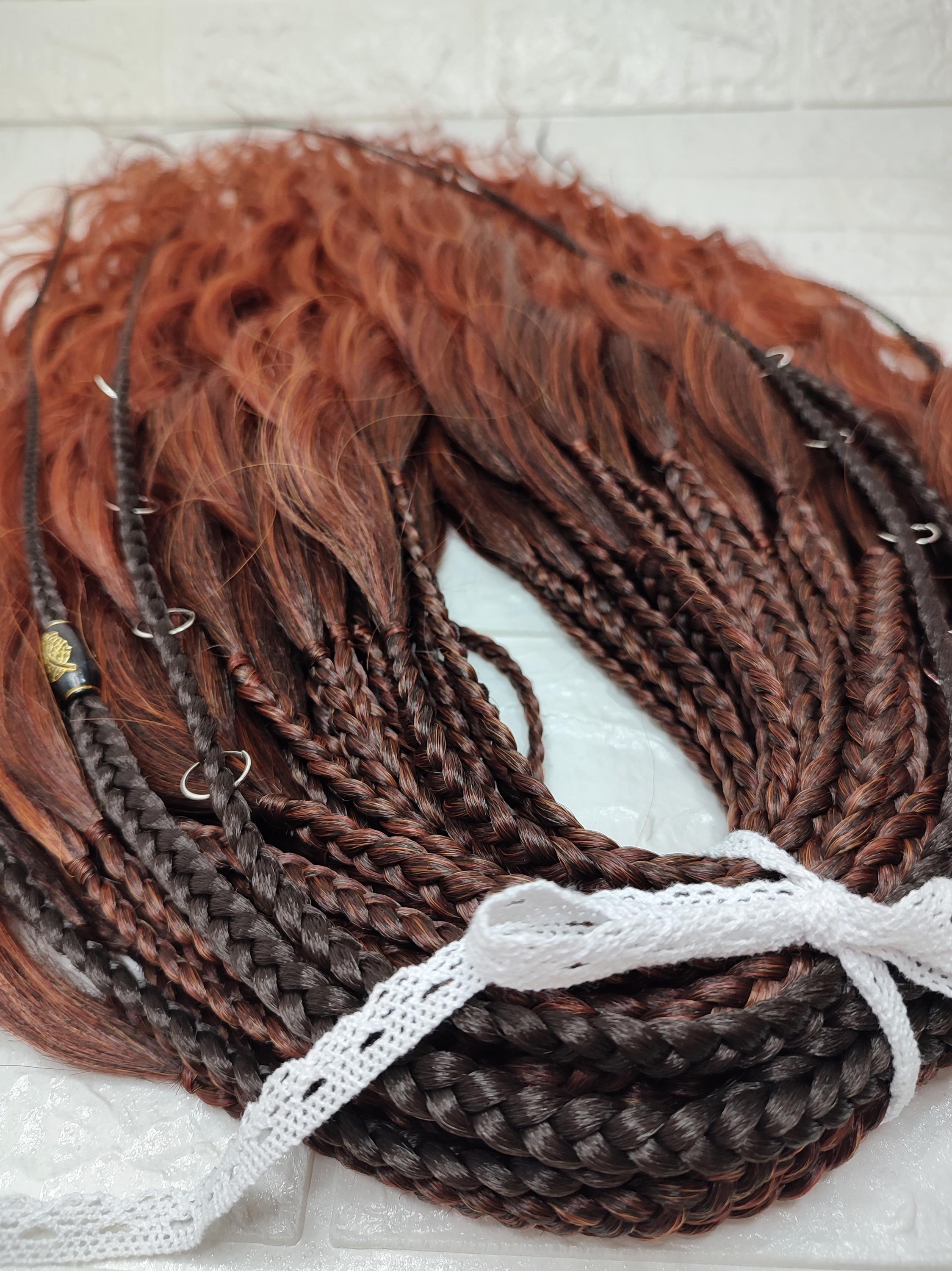 Wavy Braids Extensions Natural Colors Hair Extensions Imitation Long ...