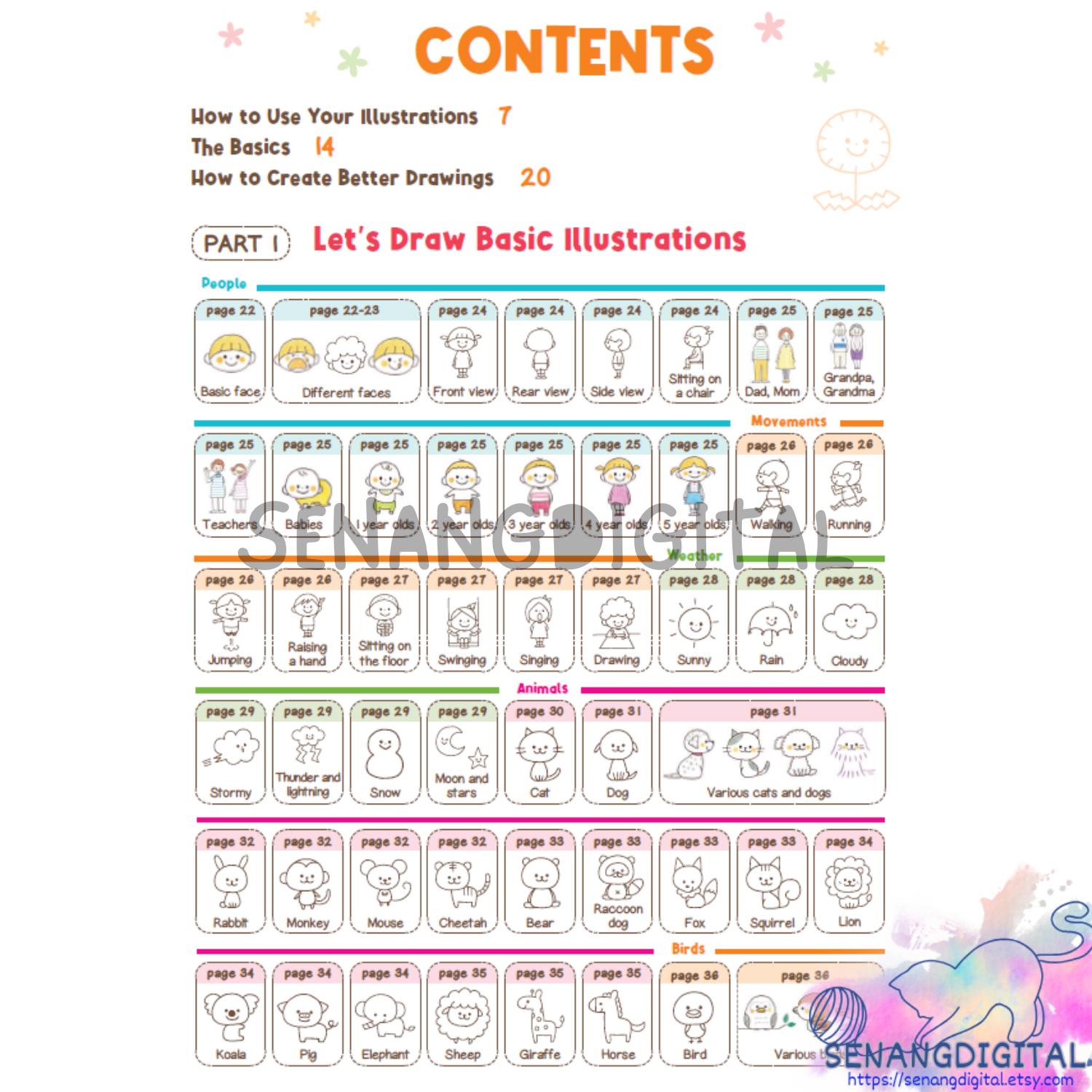 How to Draw Cute Doodles and Illustrations | Step by Step Beginner ...