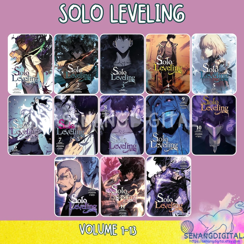Volume 1–15 [completed] Solo Leveling English Manhwa | Full Color PDF ...