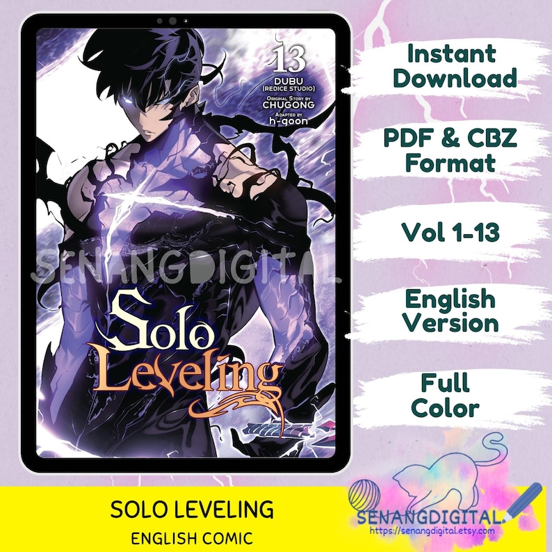 Solo Leveling Vol. 1–13 (english Version) | Full Color PDF & CBZ ...