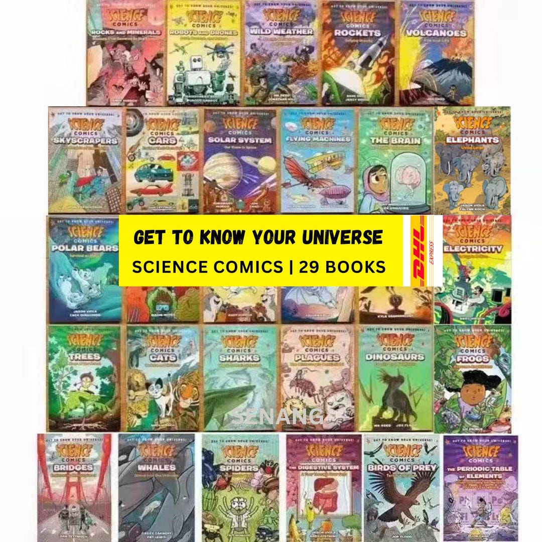 Science Comics Series: Get to Know Your Universe 29 Books Full Color ...