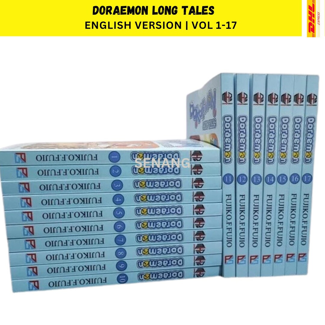 Doraemon Long Tales by Fujiko F. Fujio English Comic Vol 1-17 Full Set ...
