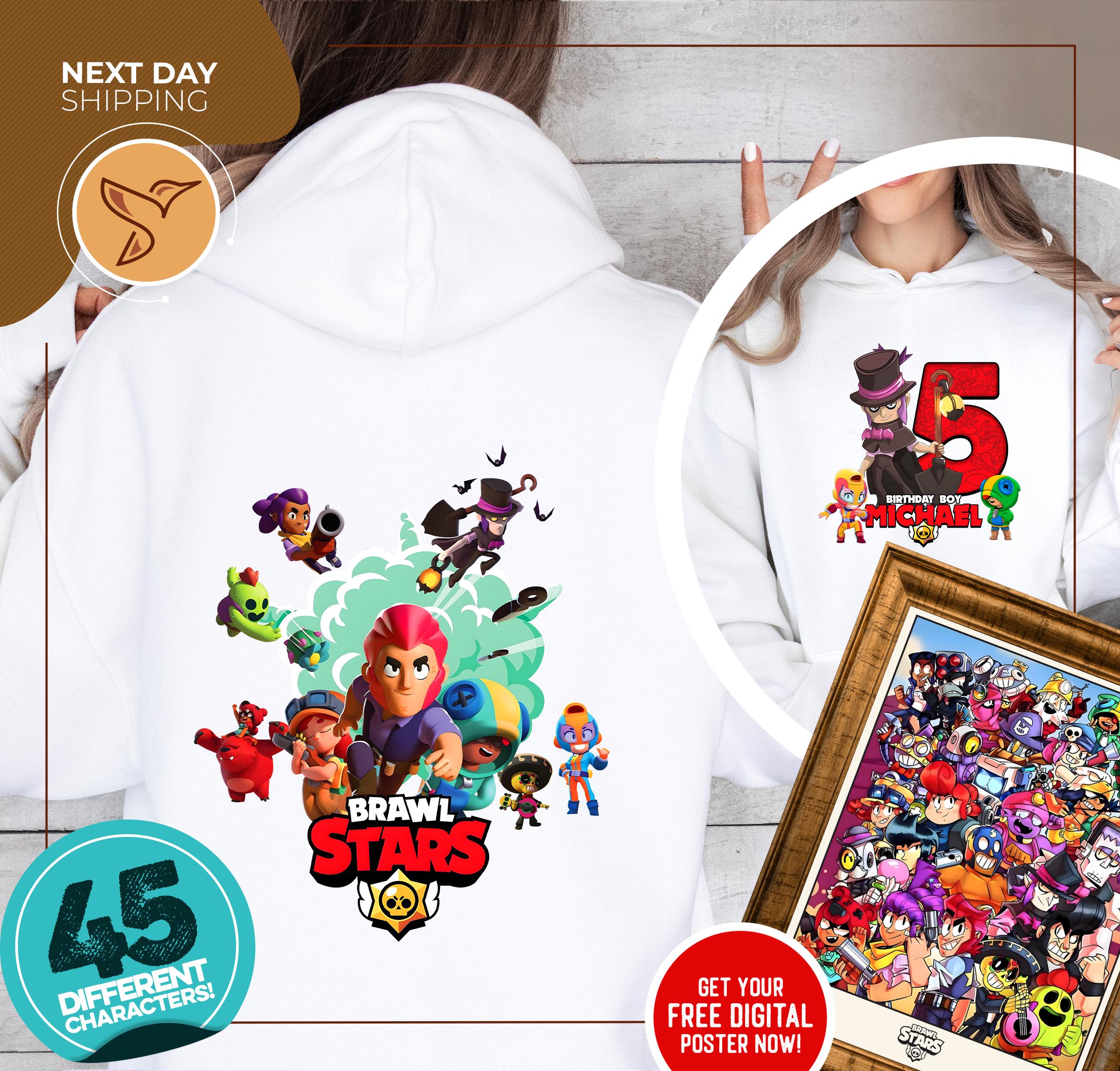 Brawl Stars Sweatshirt | Brawl Stars Matching Birthday Hoodie ...