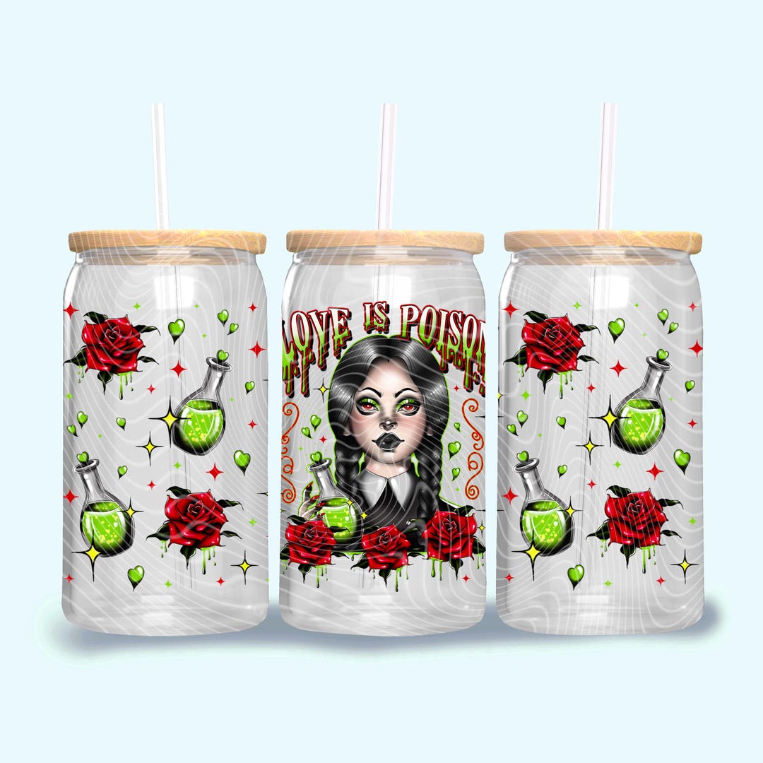 Poison Bloody Valentines Day UV DTF 16oz Cup Wrap Transfer - Etsy