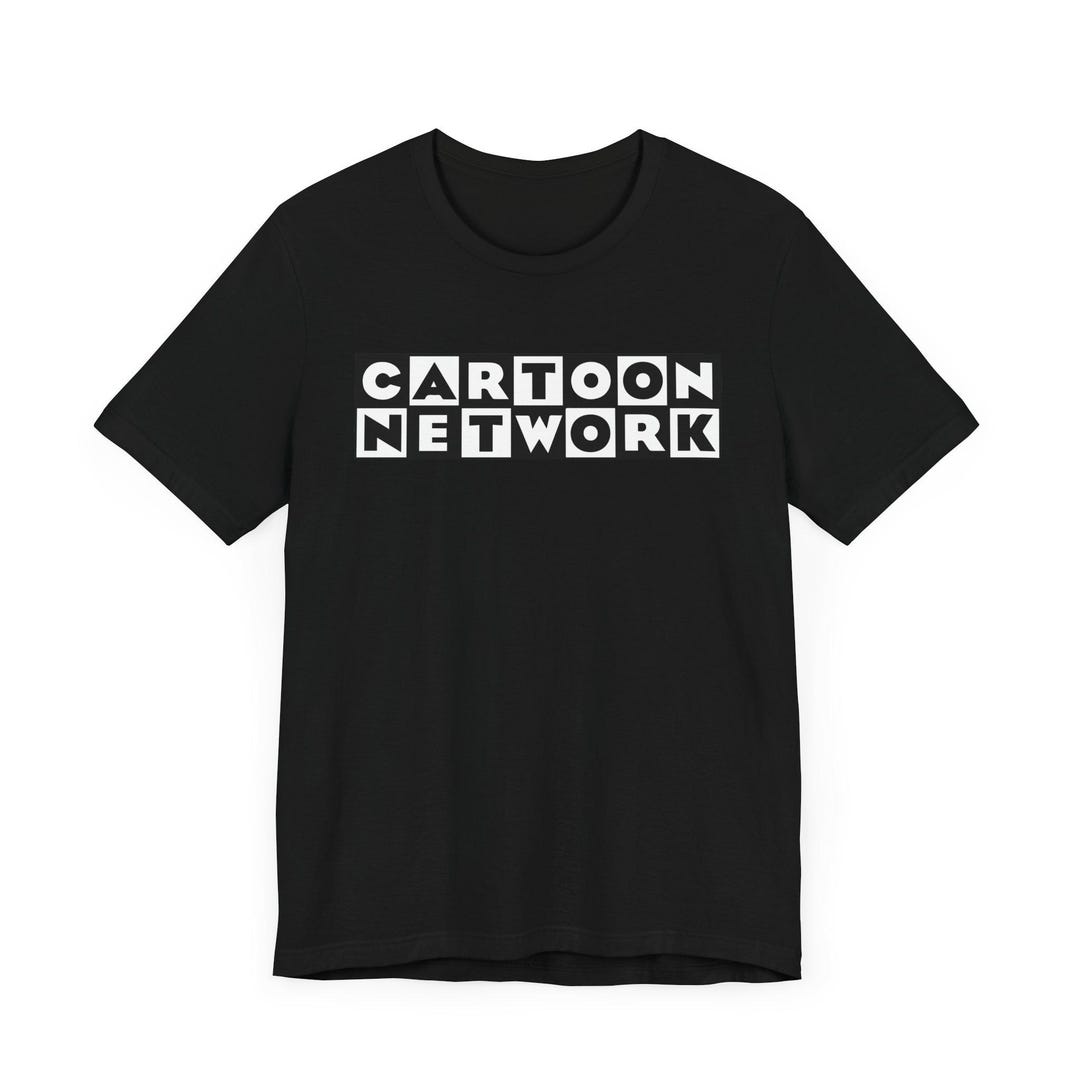 Cartoon Network Vintage Logo Unisex Tee, Retro Cartoon Tee, Cartoon ...
