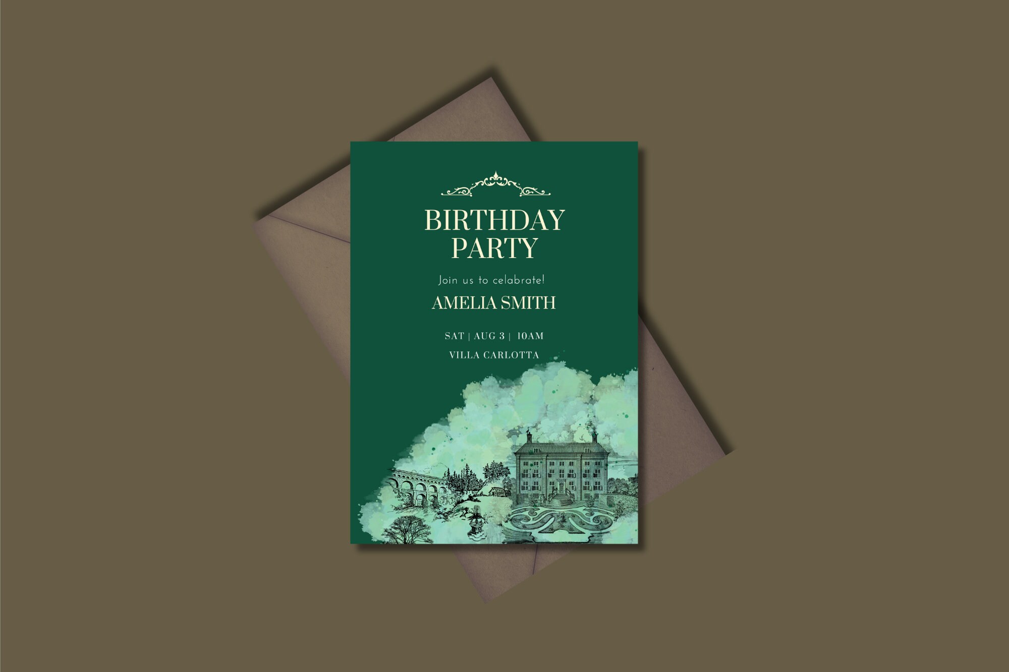 Old Money Style Printable Digital Download Classic Birthday Party ...