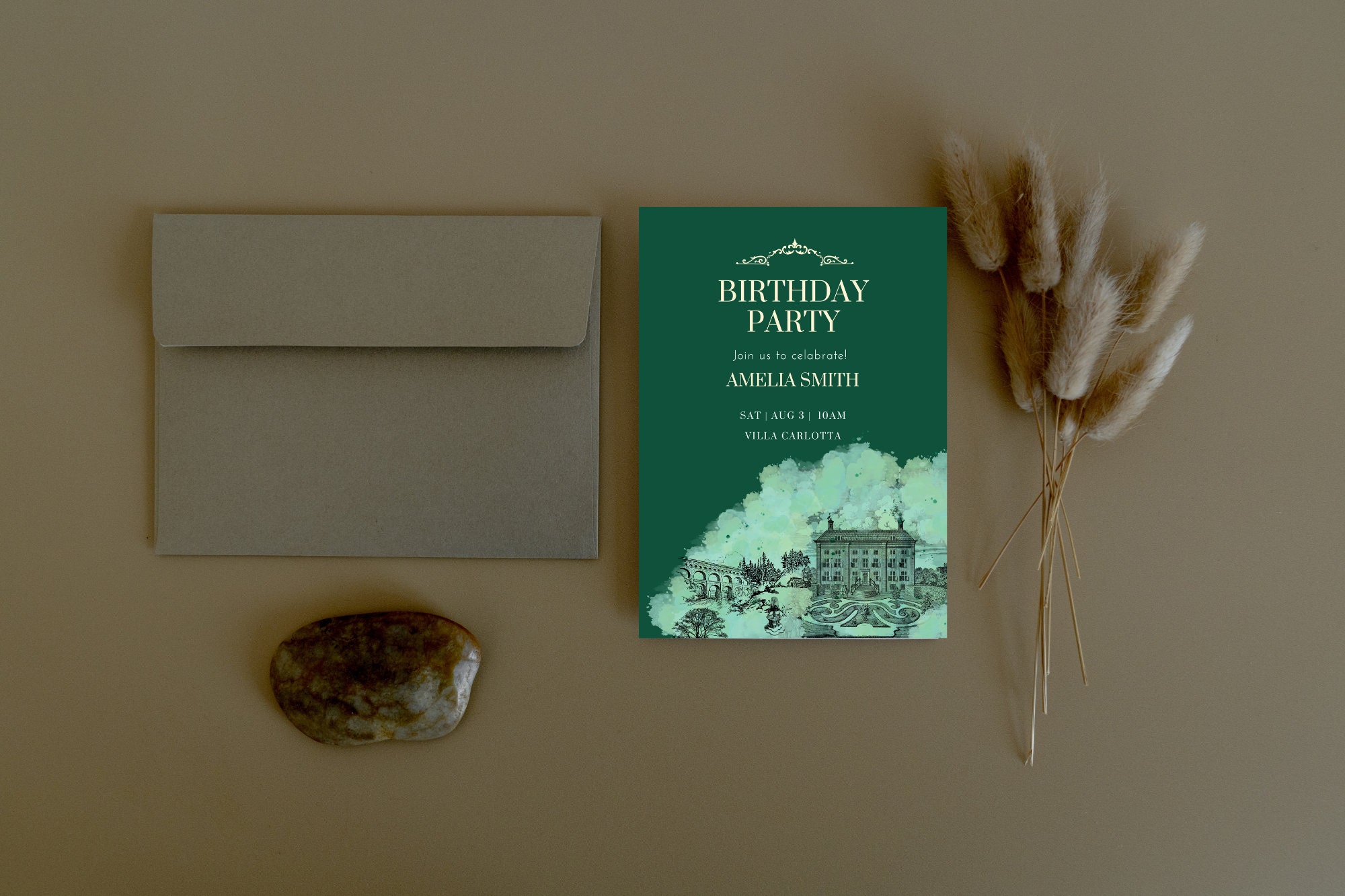 Old Money Style Printable Digital Download Classic Birthday Party ...