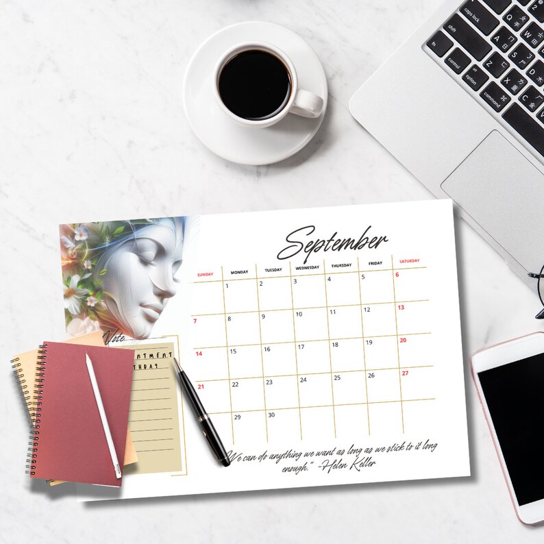 Printable Calendar 2025: Stay Organized With Style! Instant Download ...