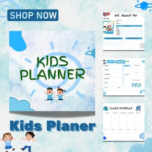 29 Pages Planner for Kids | Daily Journal | Drawing Page | Diary for ...