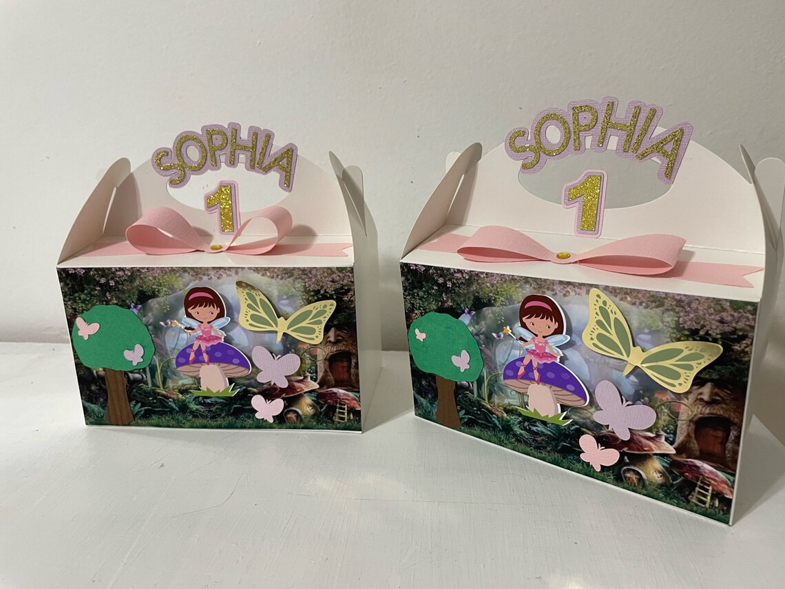 Fairy Themed Favor Boxes - Etsy