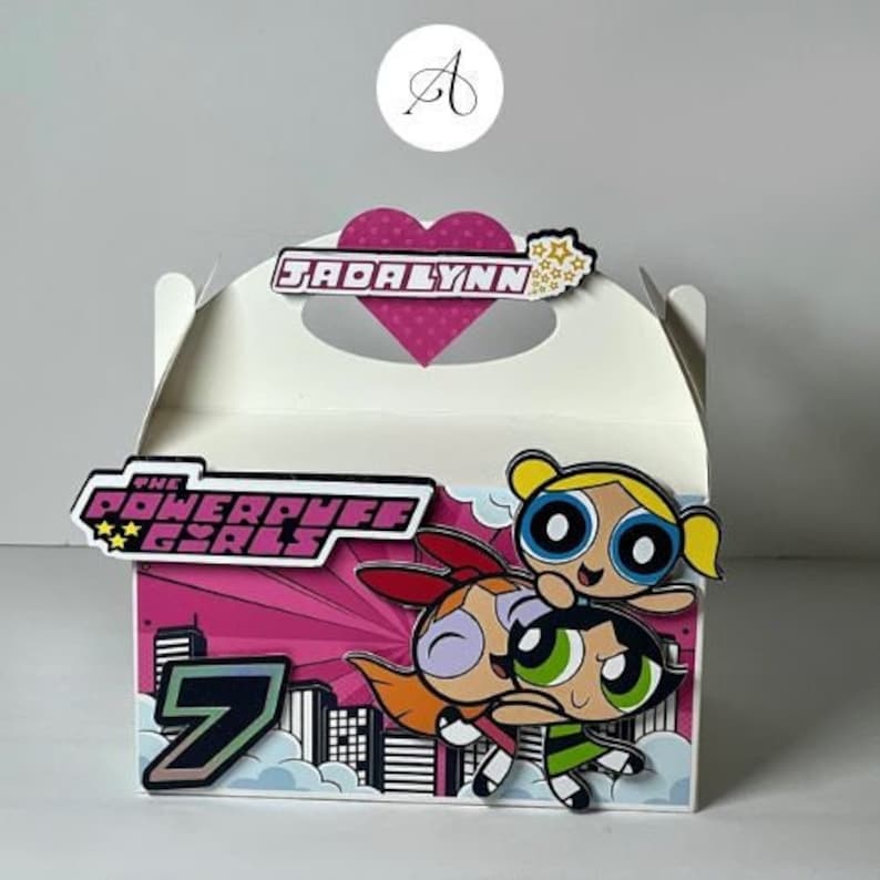 Power Puff Girls Favor Boxes - Etsy