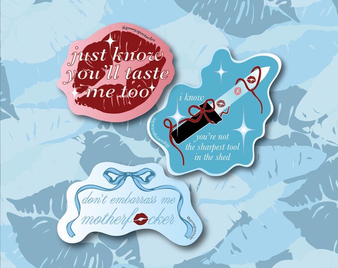 Short N Sweet Sticker Bundle - Sabrina Carpenter Inspired Stickers ...