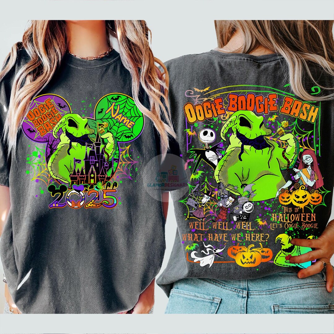 Personalized Oogie Boogie Bash 2025 Shirt Oogie Boogie Man Disneyland ...