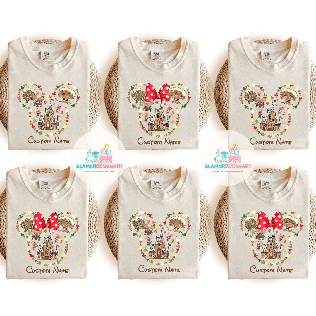 Disney Gingerbread Shirts, Mickey Christmas Shirt, Disney Christmas ...