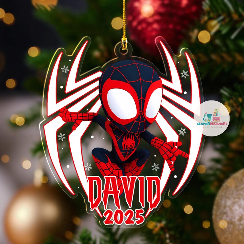 Personalized Spidey and His Amazing Friends Christmas Ornament, Spidey ...