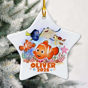Personalized Finding Nemo Christmas Ornament Nemo Ornament, Finding ...