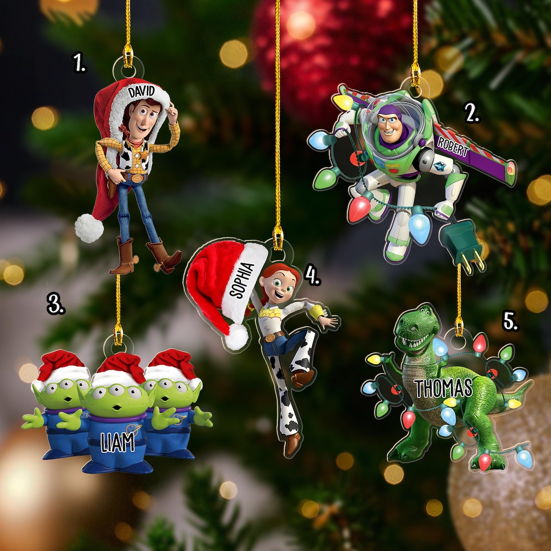 Personalized Toy Story Christmas Ornament, Toy Story Ornament, Buzz ...