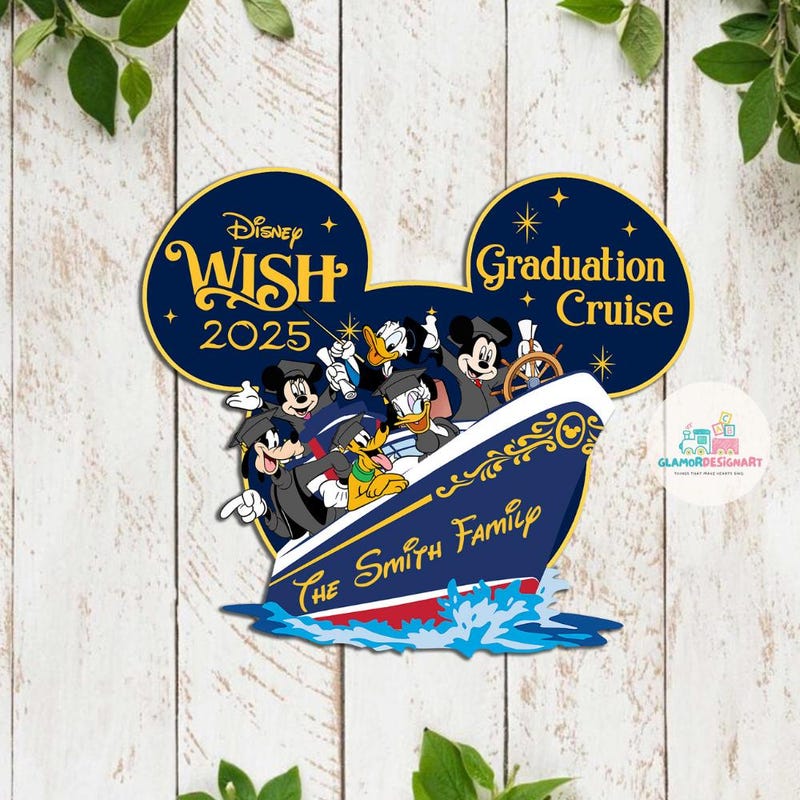 Mickey Graduation - Etsy