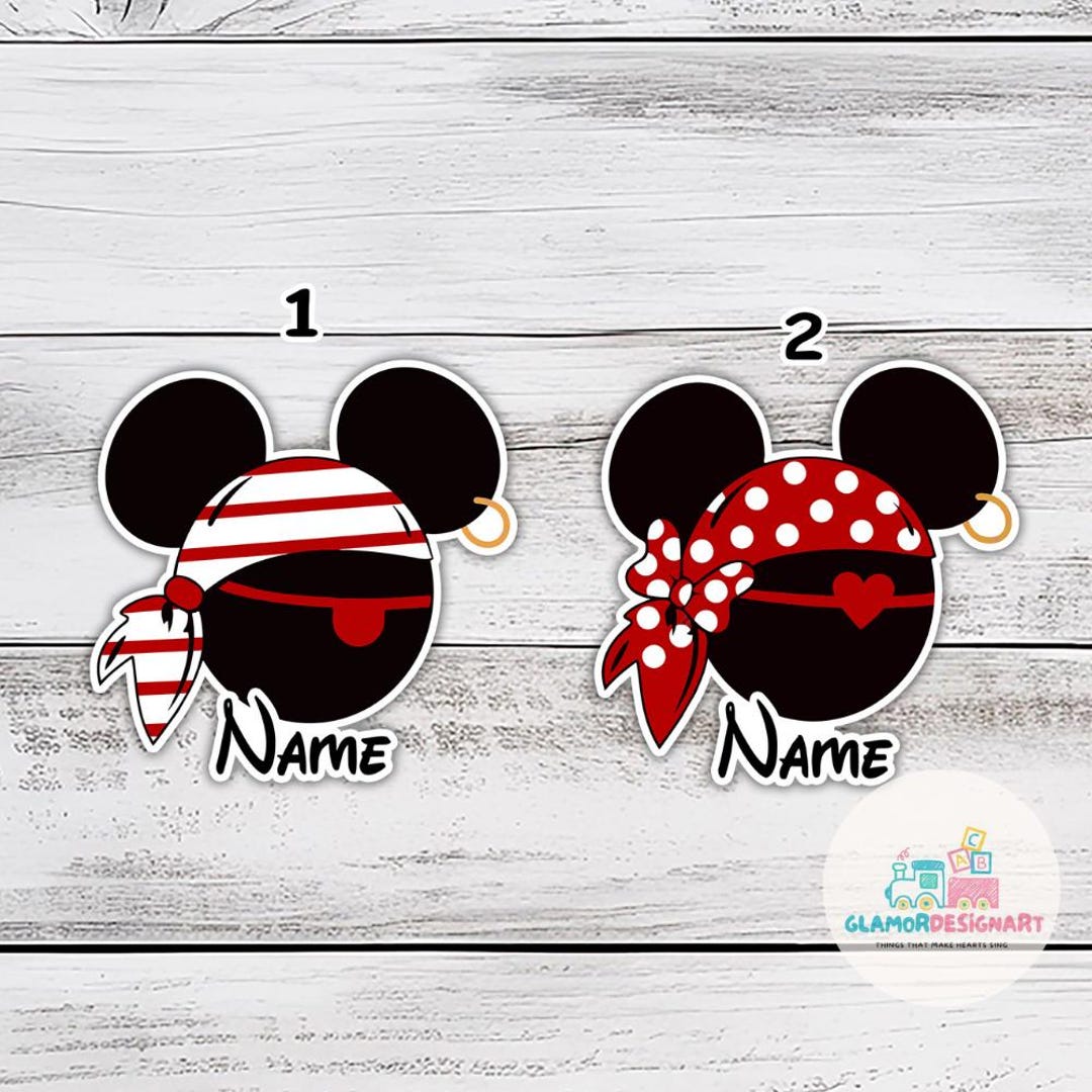 Personalized Disney Pirate Magnet, Disney Cruise Magnet, Pirates of the ...