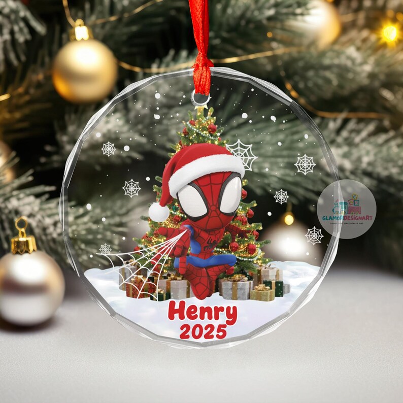 Personalized Spidey and His Amazing Friends Christmas Ornament ...