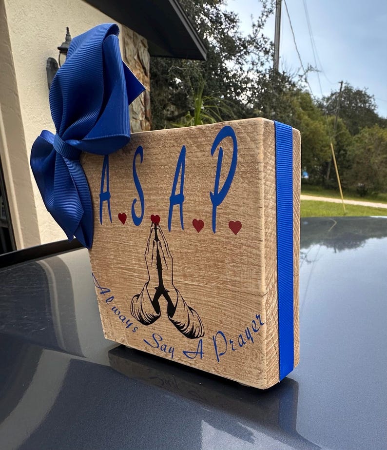 Wooden A.s.a.p Plaque - Etsy