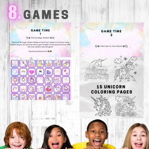 Unicorn Academy Birthday Party Kit DIGITAL | Unicorn Academy Party ...