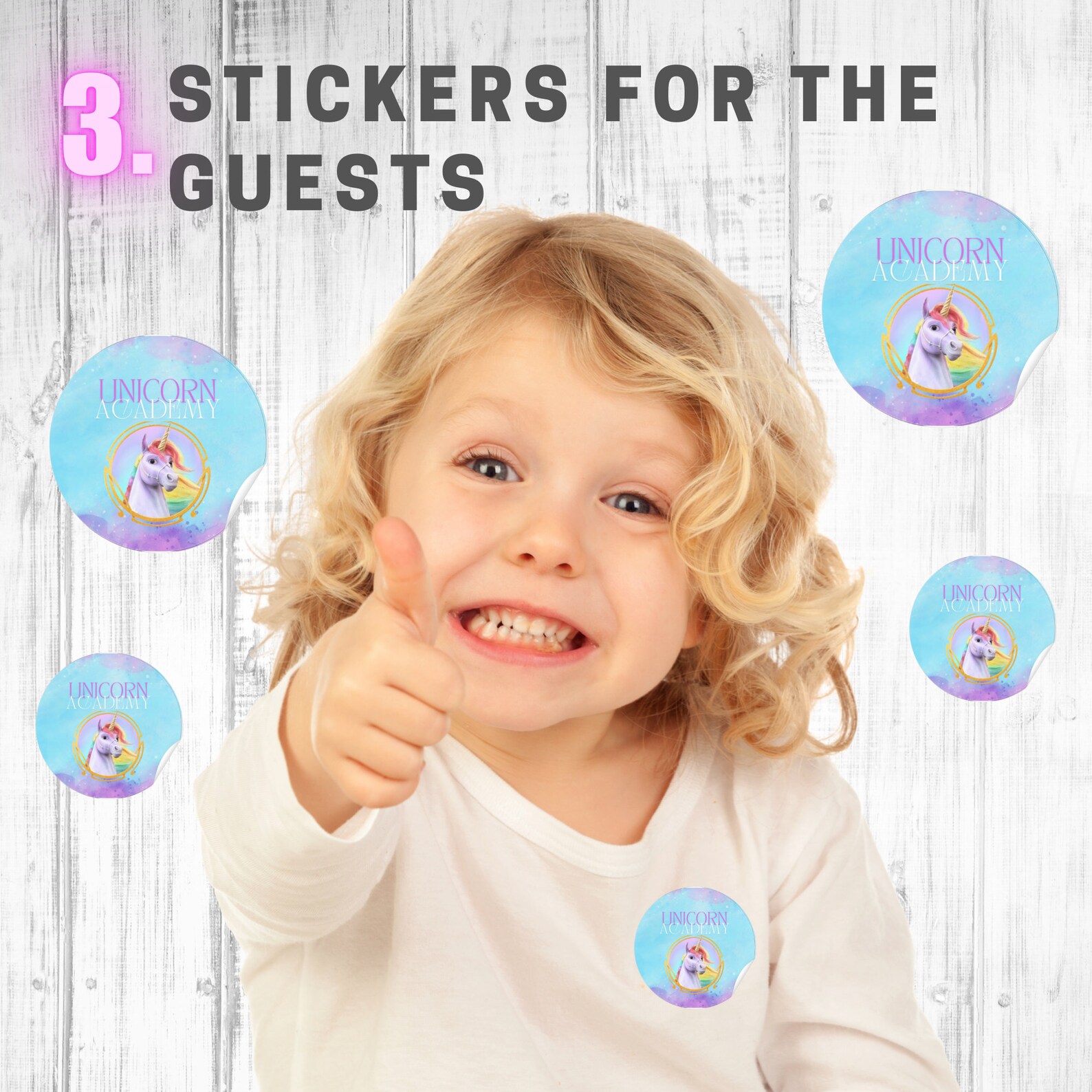 Unicorn Academy Birthday Party Kit DIGITAL | Unicorn Academy Party ...