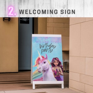 Unicorn Academy Birthday Party Kit DIGITAL | Unicorn Academy Party ...
