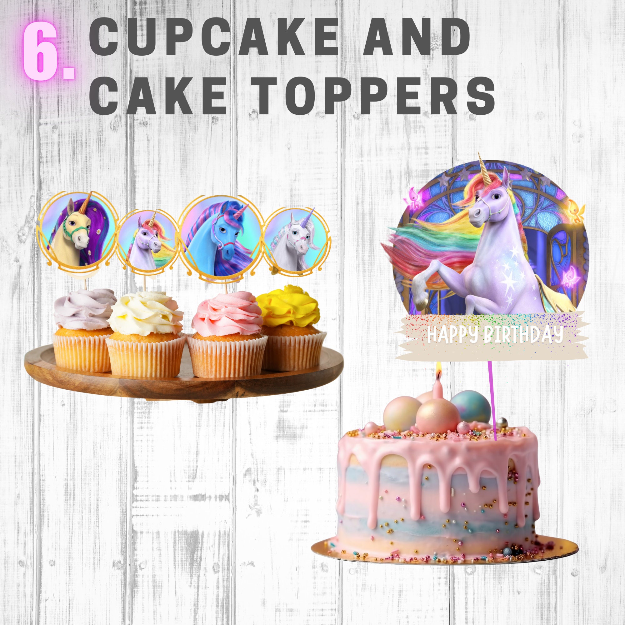 Unicorn Academy Birthday Party Kit DIGITAL Unicorn Academy Party Bundle ...