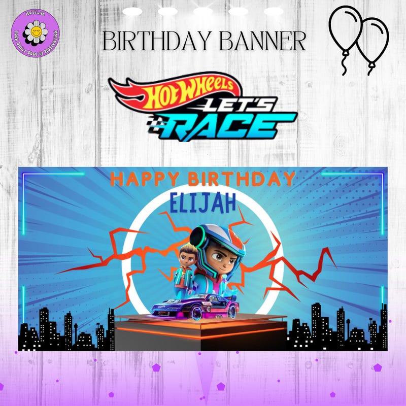 Hot Wheels Backdrop - Etsy