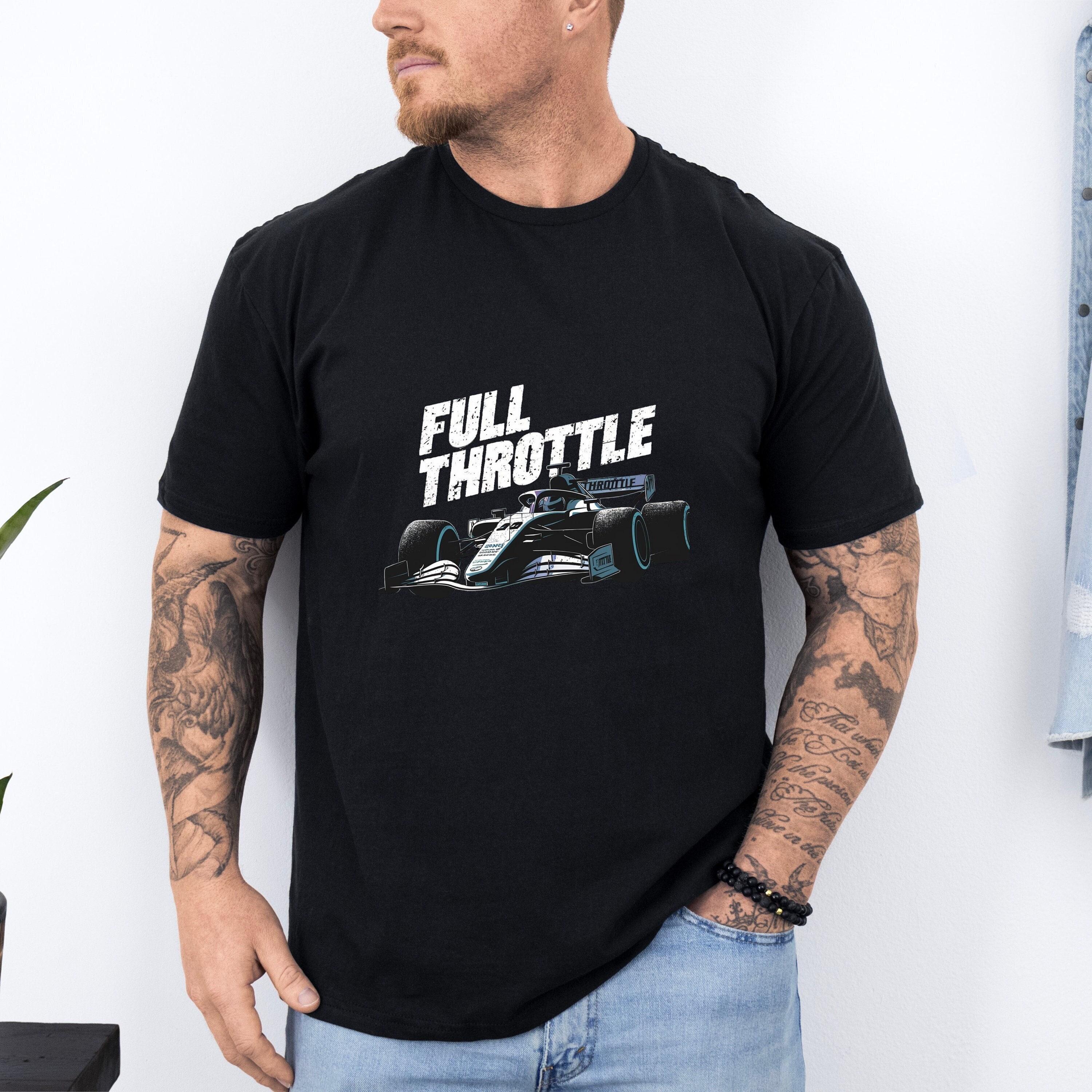 Formula 1 T-shirt, Full Throttle, Racing Team Gear, F1 Shirt, Formula ...