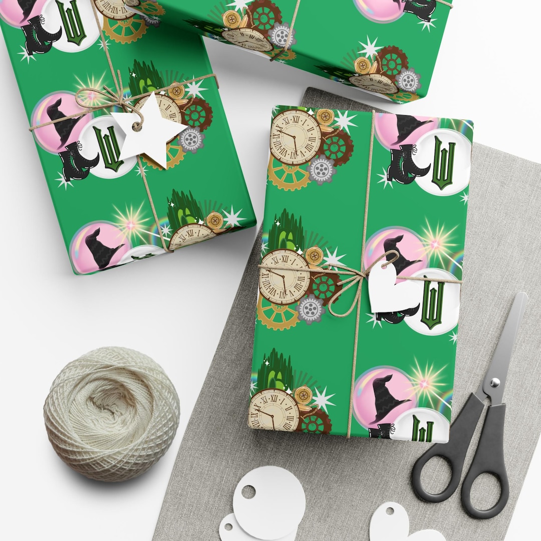 Wicked Themed Gift Wrapping Paper - Etsy