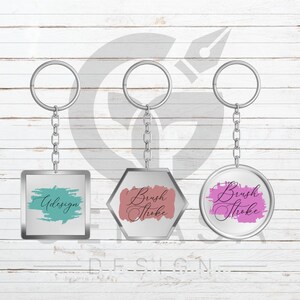 Paint Brush Stroke SVG, Keychain SVG, Rainbow Brush Svg, Heart Brush ...