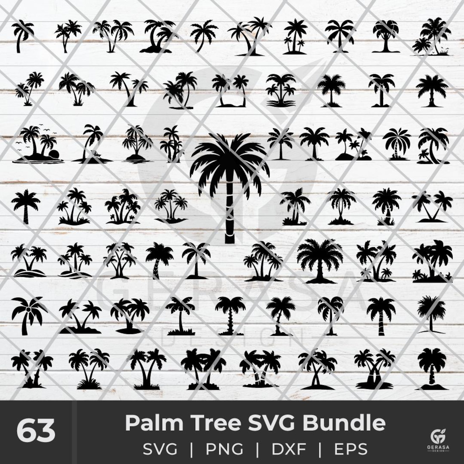 Palm Tree SVG Bundle, Palm Tree Svg, Tree Cut Files, Palm Tree Cut Files, Svg Files for Cricut ...