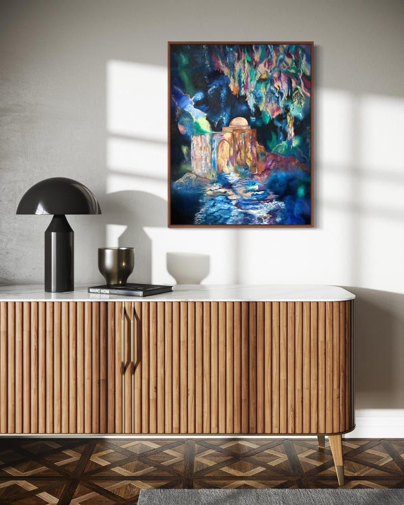 Kever Rachel Abstract Jewish Painting Rachel's Tomb Judaica Art Oil ...