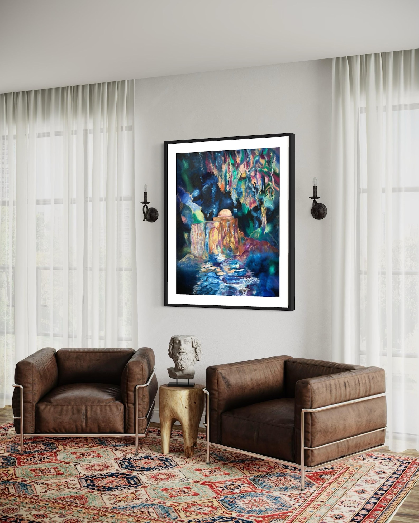 Kever Rachel Abstract Jewish Painting Rachel's Tomb Judaica Art Oil ...