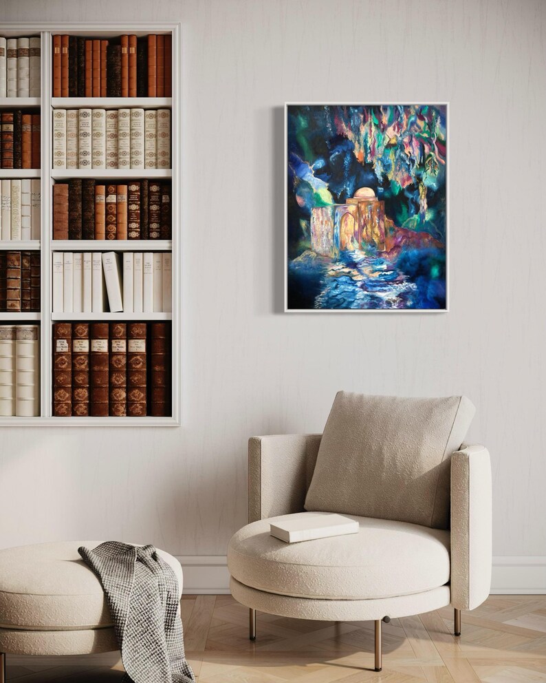 Kever Rachel Abstract Jewish Painting Rachel's Tomb Judaica Art Oil ...