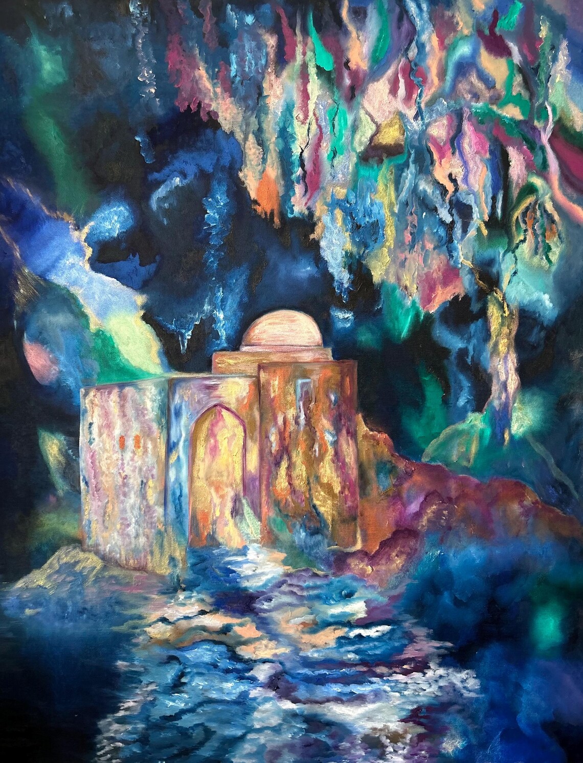Kever Rachel Abstract Jewish Painting Rachel's Tomb Judaica Art Oil ...