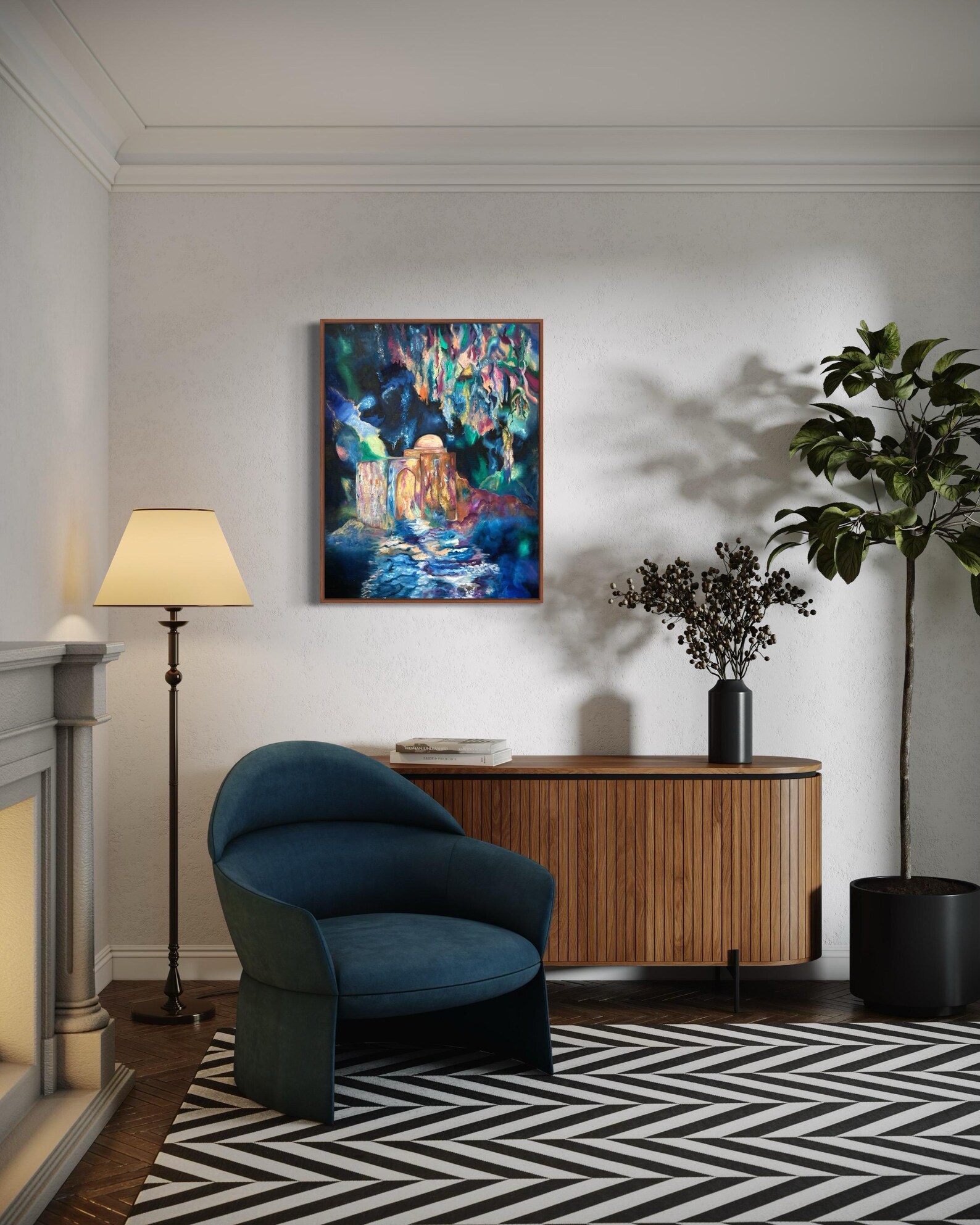 Kever Rachel Abstract Jewish Painting Rachel's Tomb Judaica Art Oil ...