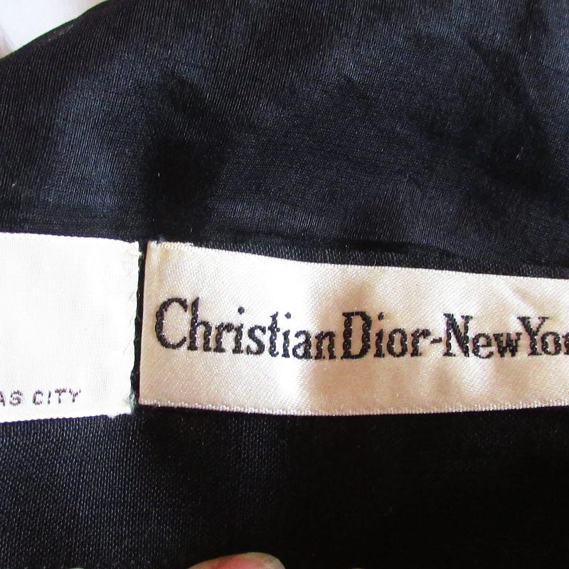 Christian Dior Clothing Labels - Etsy