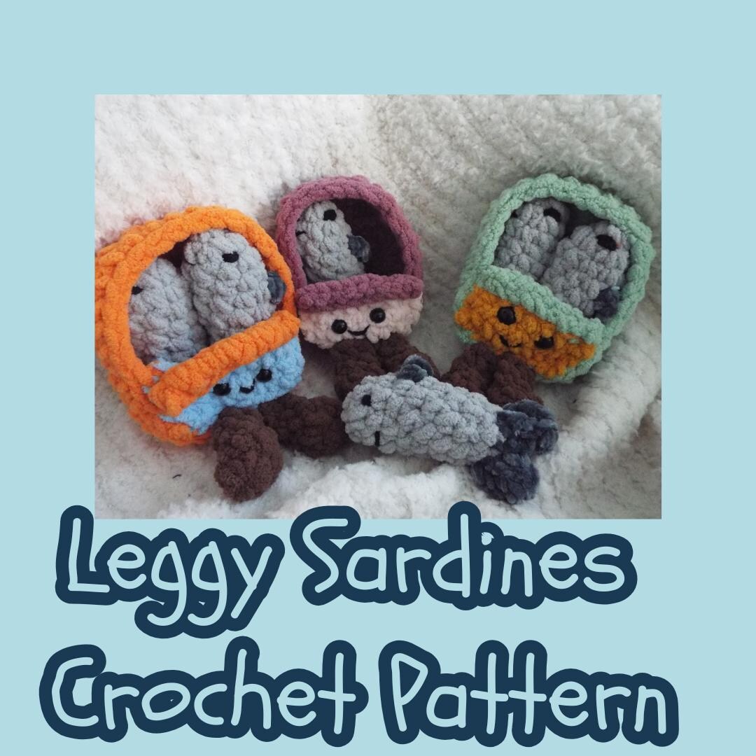 Leggy Sardines Crochet Pattern, PDF Download - Etsy