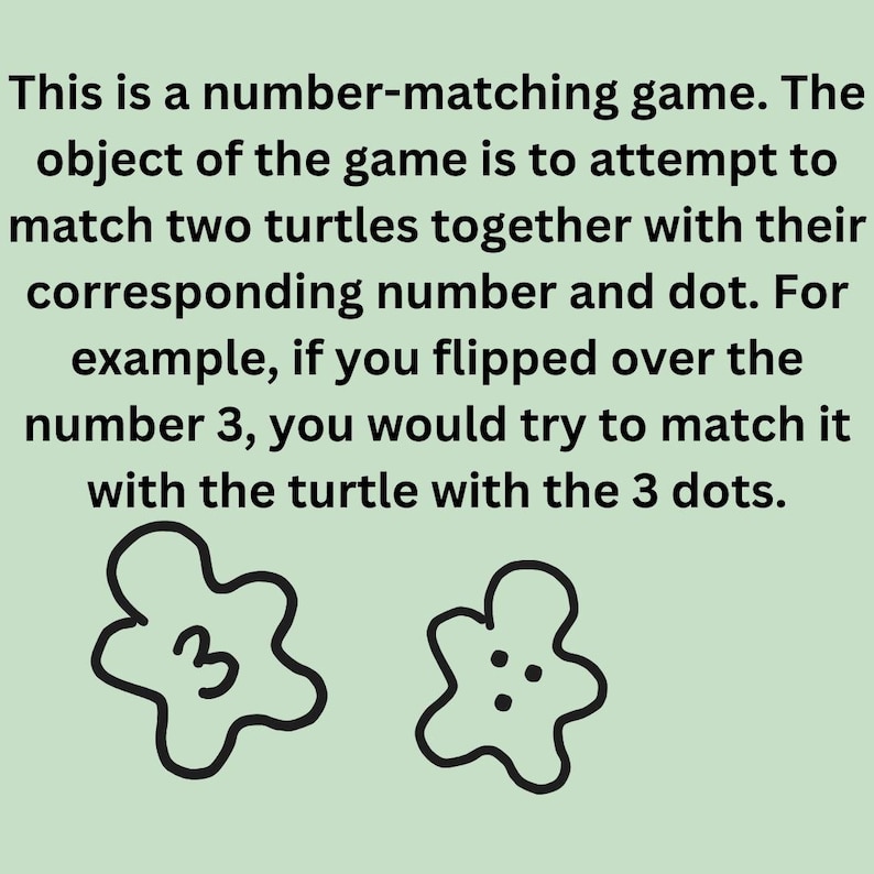 Turtle Number Matching Game: Crochet Plush Toy With Storage - Etsy