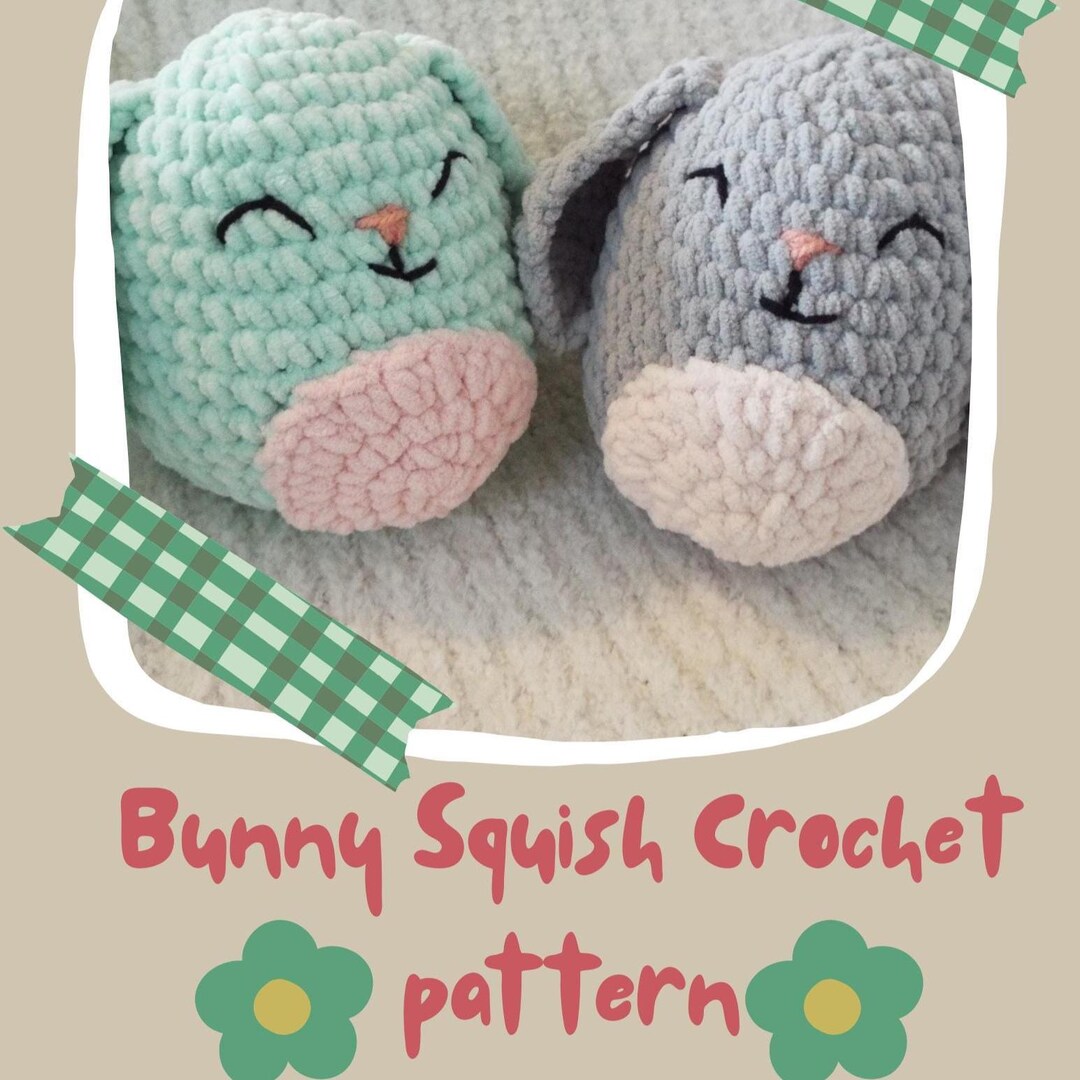Bunny Squish Crochet Pattern - Etsy