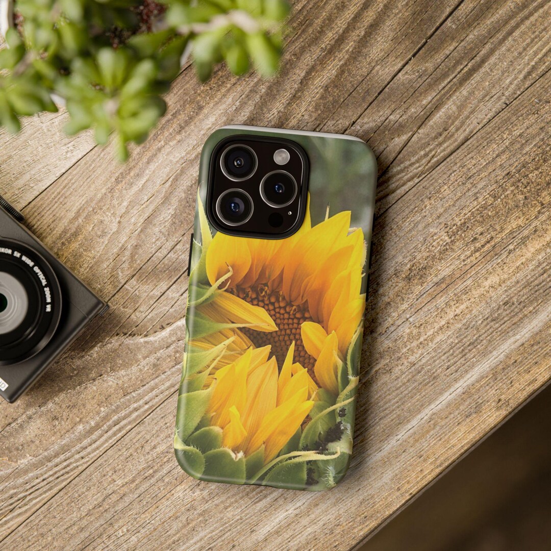 Sunflower Tough Case for iPhone - Vibrant Floral Phone Protector - Etsy