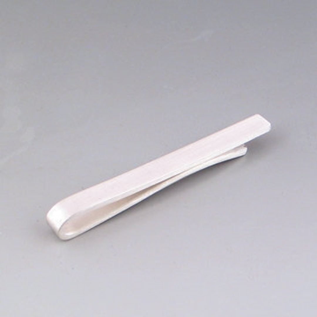 Sterling Silver Tie Bar - Etsy