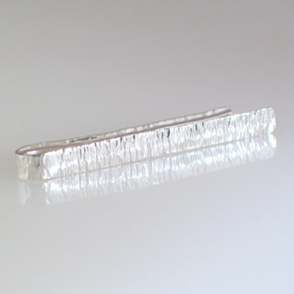 Silver Tie Bar - Etsy