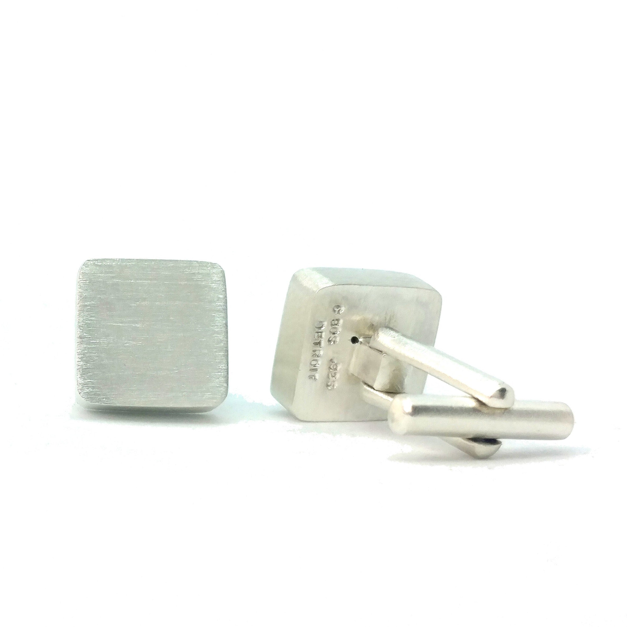 Sterling Silver Square Cufflinks | mgmforex.com