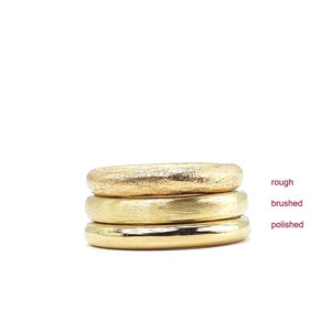 Thick Round Gold Ring - Etsy